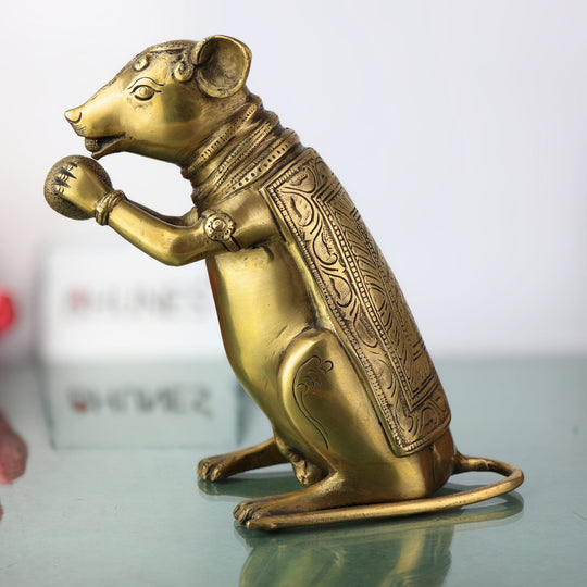 brass idol, hindu god statue, pooja murti, home temple decor, spiritual ...